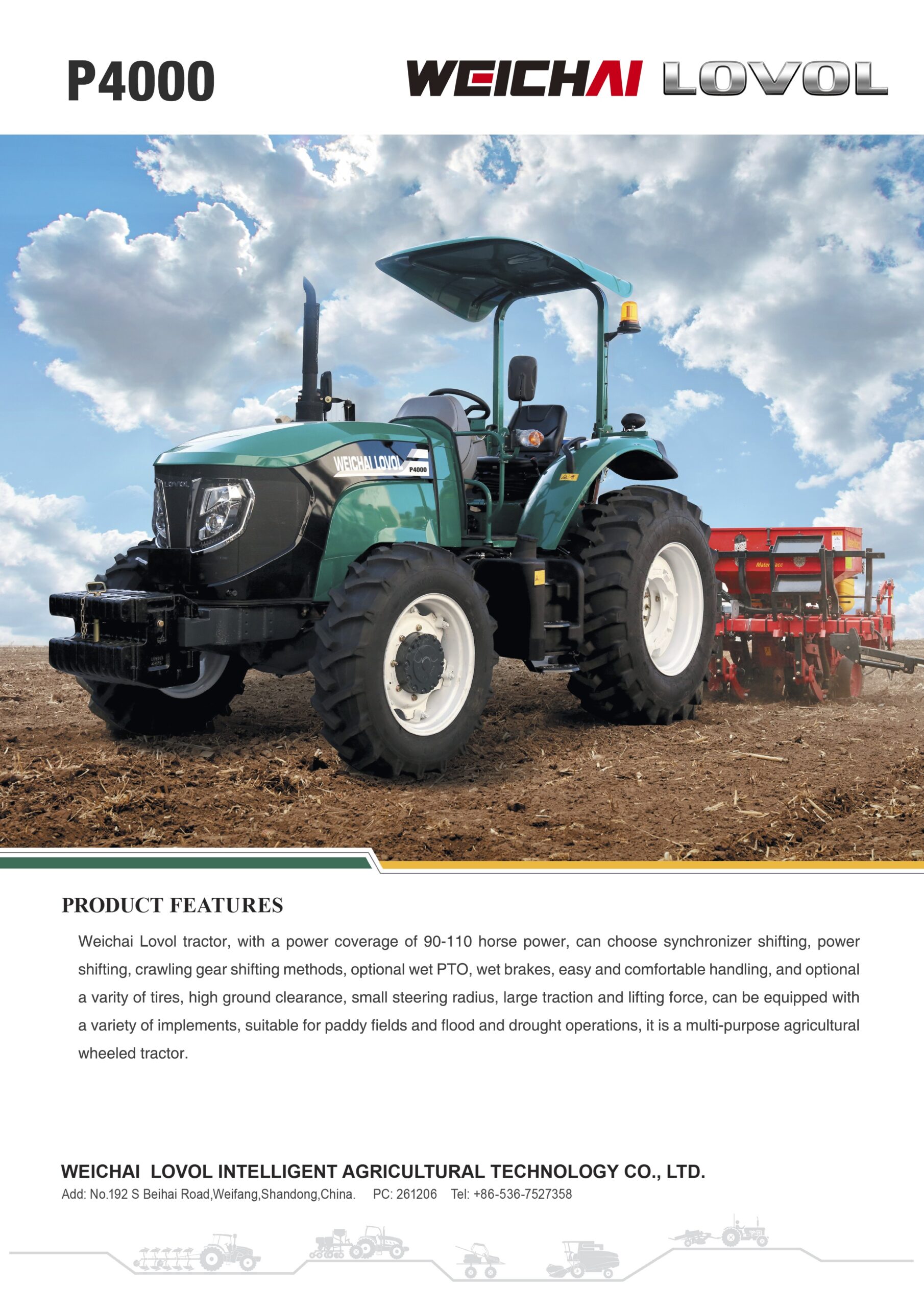 WEICHAI LOVOL P4000 - ยูโรแทรค-Eurotracgroup